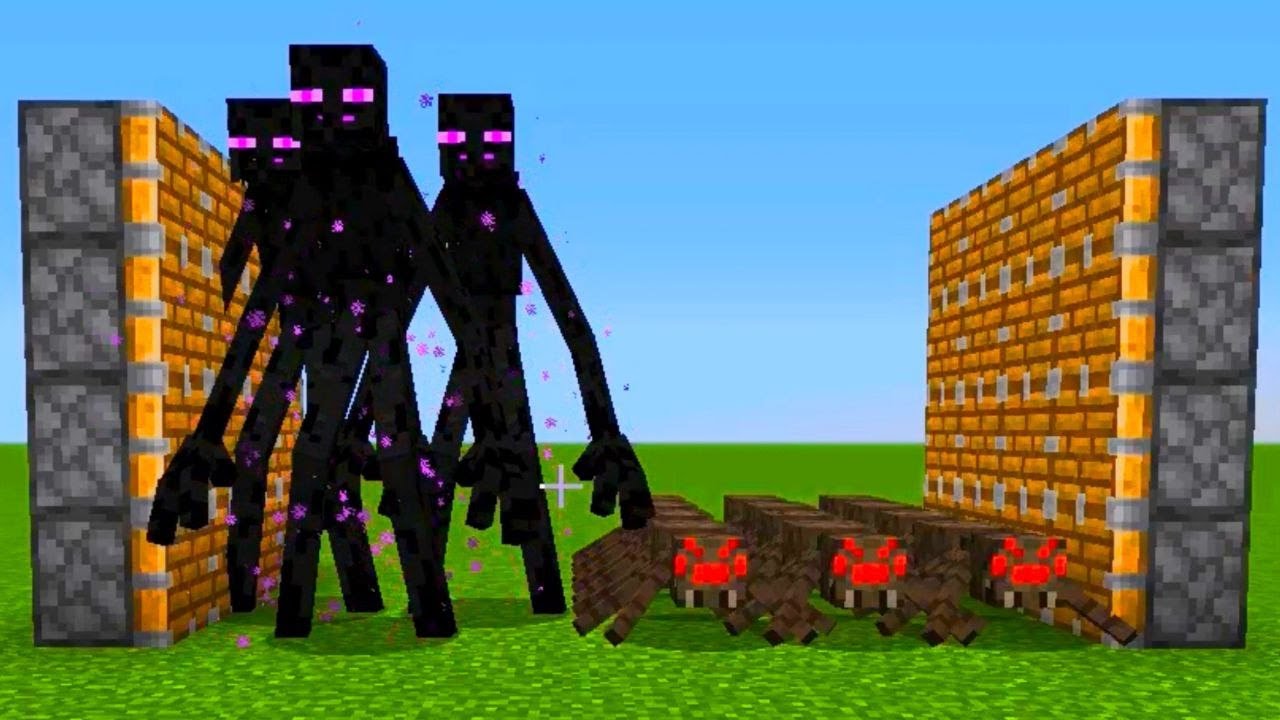 Mutant Enderman + Spider = ??? / minecraft - YouTube