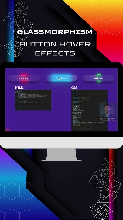 Glassmorphism | Stunning Button Hover Effects | HTML CSS #html5 #css - YouTube
