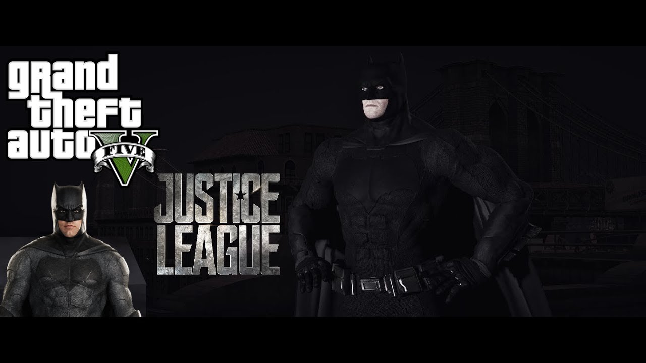 Batman new Justice League Suit - GTA 5 MODS! (GAMEPLAY) - YouTube