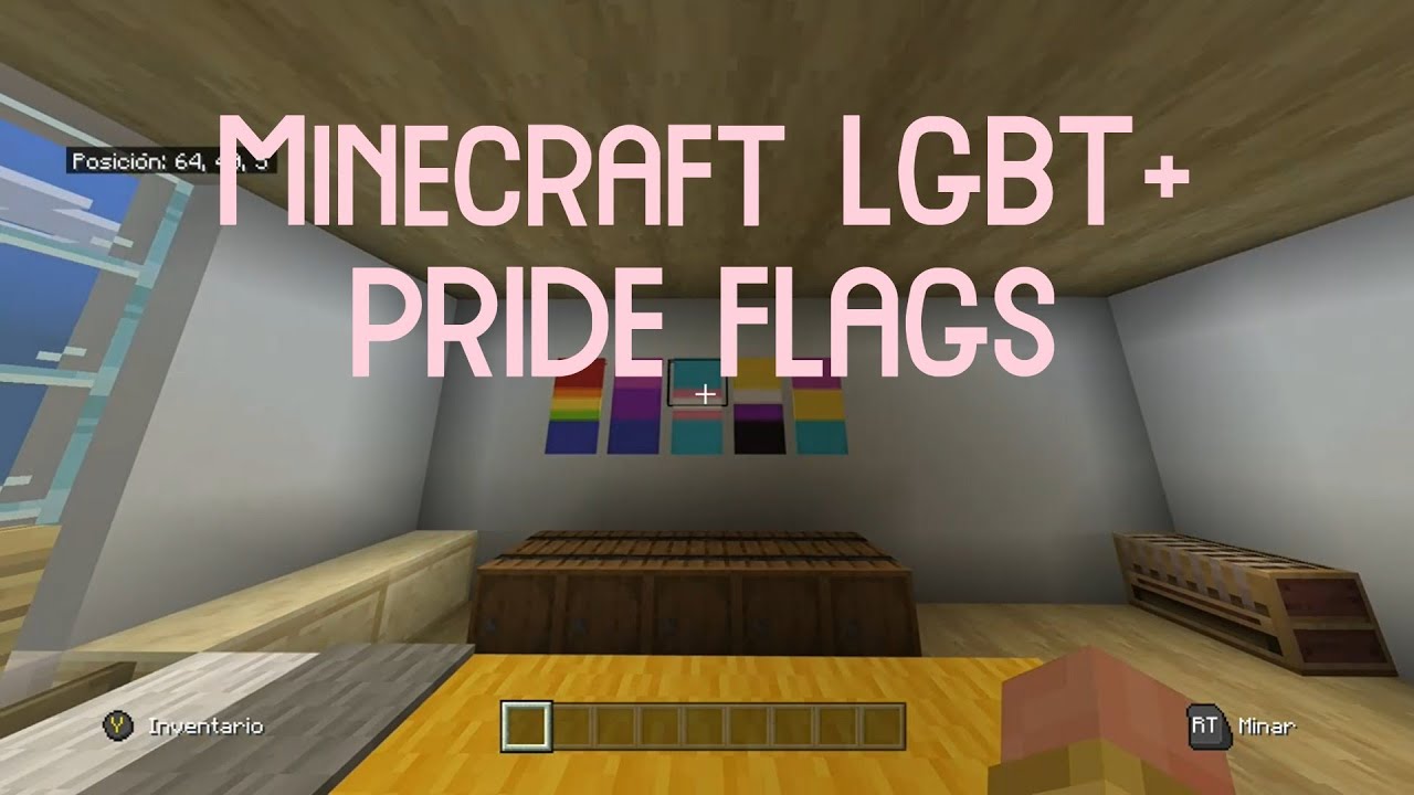 Minecraft LGBT+ Flags Tutorial - YouTube
