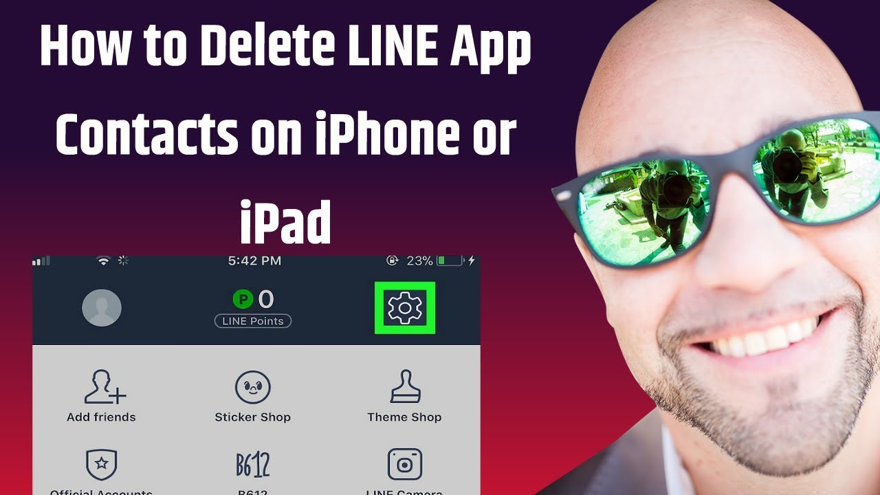 How To Delete LINE App Contacts On IPhone Or IPad YouTube How To Delete LINE App Contacts On IPhone Or IPad YouTube