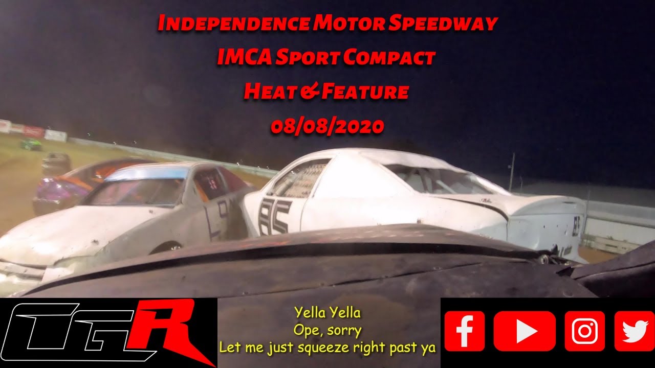 Independence Motor Speedway IMCA Sport Compact Heat & Feature 08/08 ...
