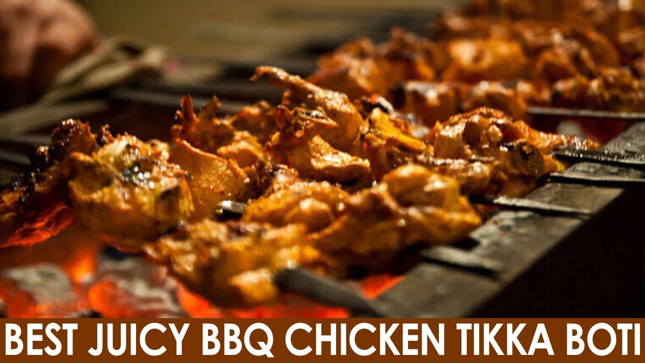 BBQ Chicken Tikka Boti | Grilled Chicken Tikka Boti - YouTube