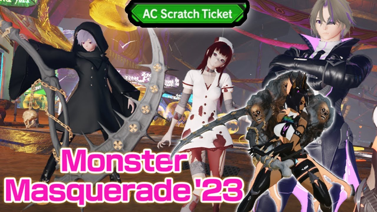 PSO2 NGS || Monster Masquerade - Halloween AC Scratch Update || October ...