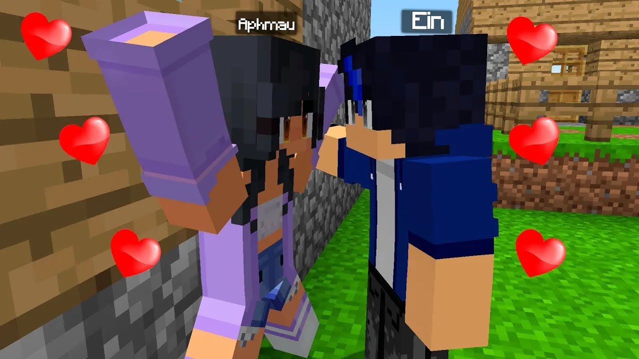 Aphmau and Ein Kissed in Minecraft 😍 - YouTube