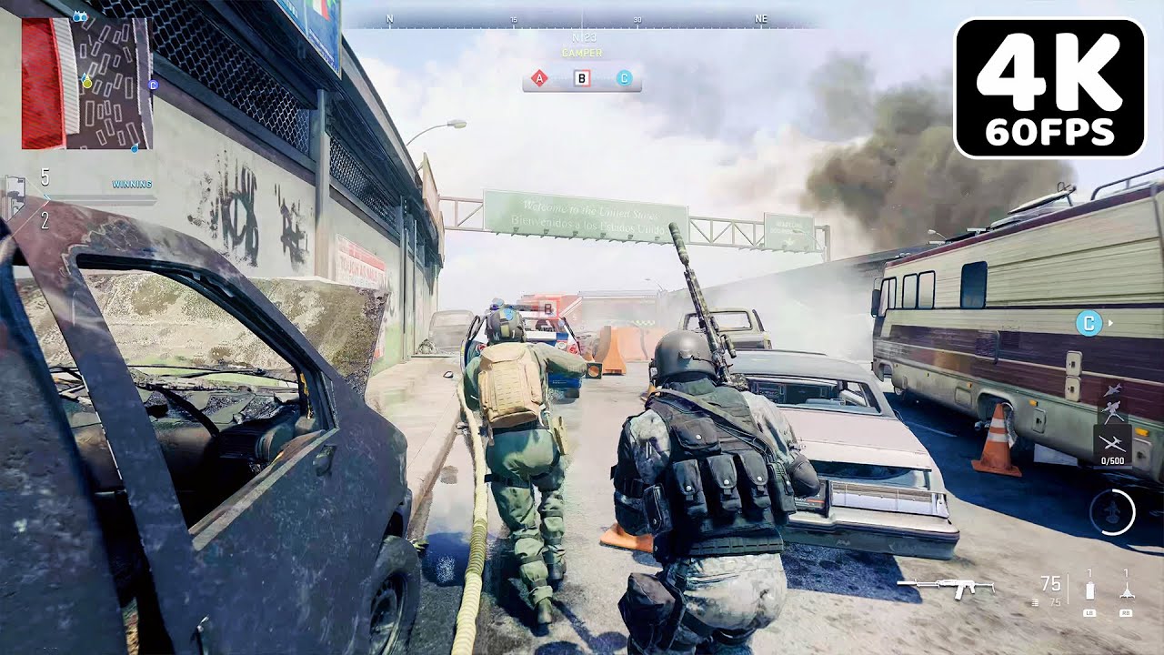 Call of Duty Modern Warfare 2 3rd Person Gameplay SANTA SENA (No ...