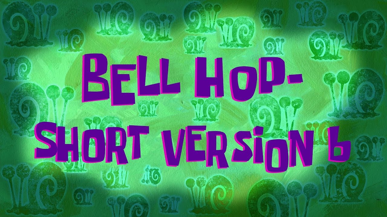 SpongeBob Music: Bell Hop-Short Version B - YouTube