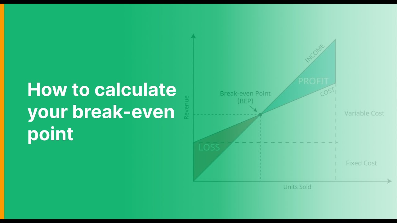 How to calculate your break-even point - YouTube