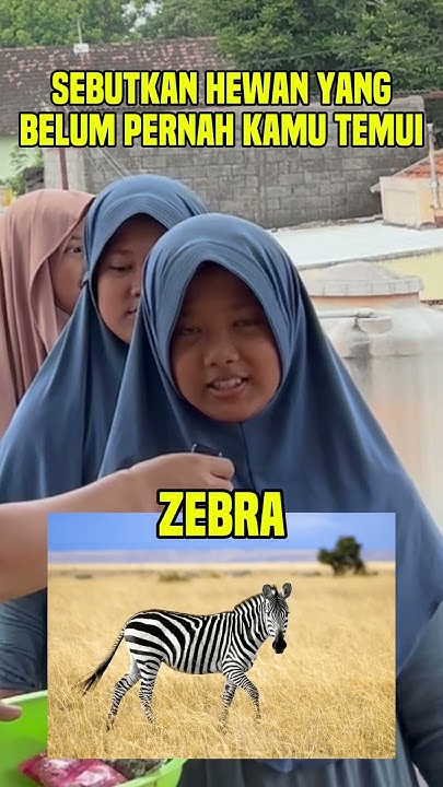 SEBUTKAN HEWAN YANG BELUM PERNAH KAMU TEMUI - YouTube