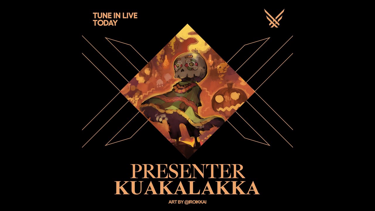 Mexican VTuber Calavera Idol is ready to receive his award for best ...