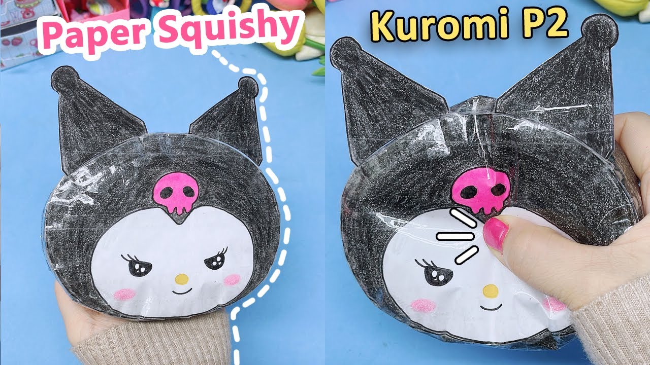 Làm Squishy Kuromi phần 2/ Paper Squishy/ Liam Channel - YouTube