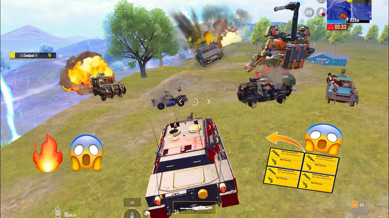 53 Kills🔥use Fighter Jet, RPG, M202, UAV, TANK, ROBOT😱 BGMI payload ...