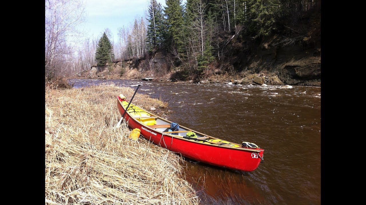 Canoeing The Lobstick River, Alberta - YouTube