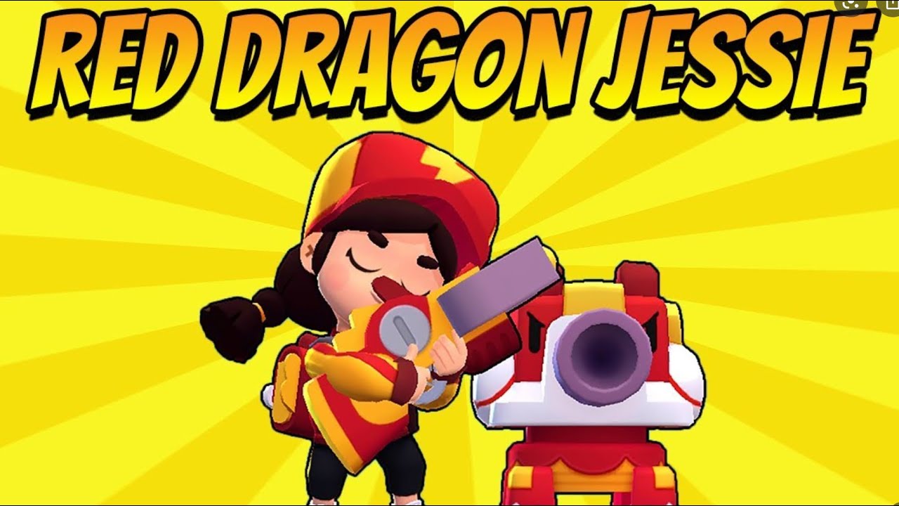 Collecting Red Dragon Jessie From The Brawl Stars Shop And Trying Her ...