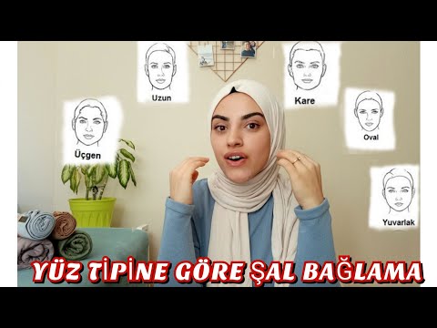 Penye Şallar / YÜZ TİPİNE GÖRE ŞAL BAĞLAMA