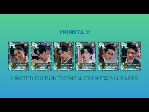 [SuperStar STARSHIP] Pull Monsta X 'What You Want' Limited Theme & Individual Wallpaper Event ...