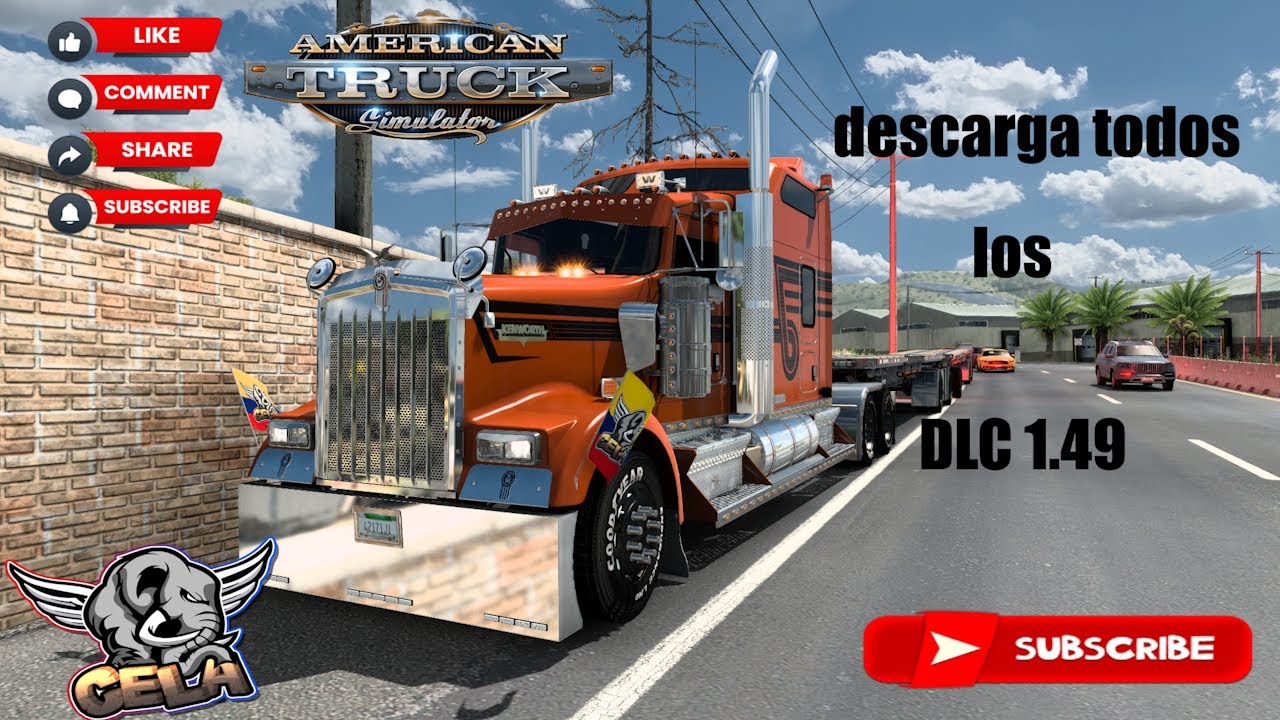 DESCARGA TODOS LOS DLC PARA ATS 1.49 - YouTube