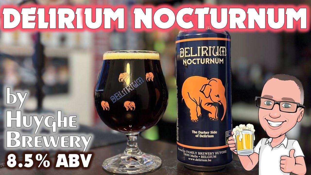 Delirium Nocturnum by Huyghe Brewery (Trappist quad LIGHT!?) - YouTube
