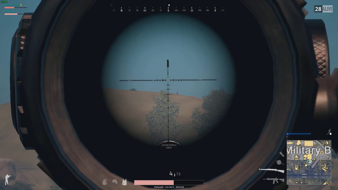 800m knock pubg - YouTube