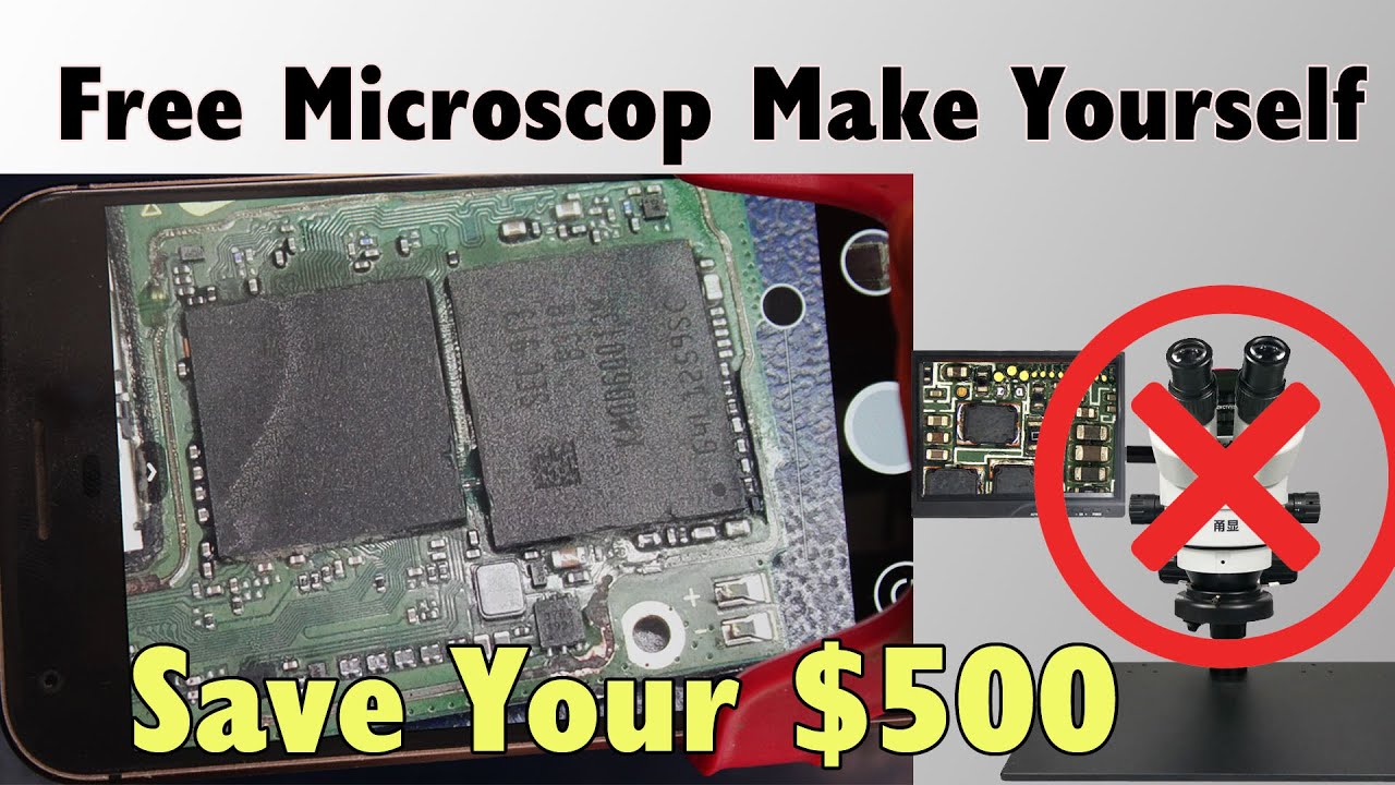 Make Yourself The Best Microscope For Mobile Repairing Free - YouTube