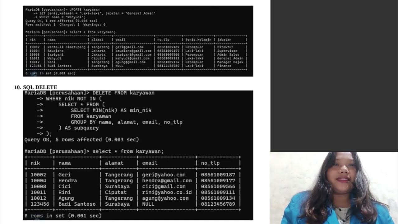 UAS BASIS DATA II - RENTAULI SIMATUPANG 211011450492 05TPLE005 - YouTube