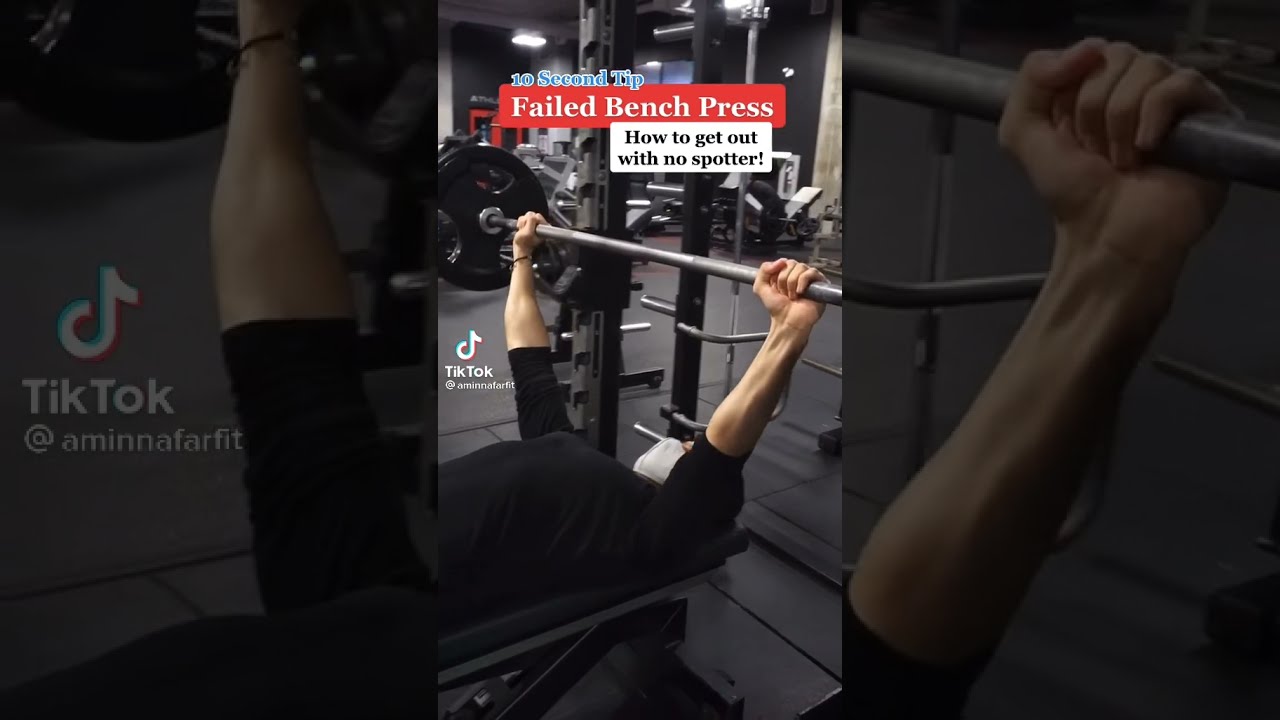 How to fail Bench Press safely - YouTube