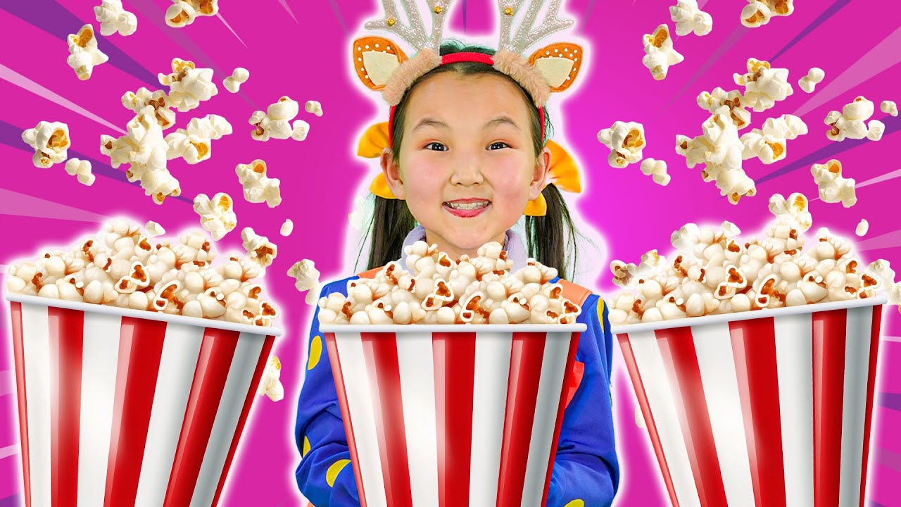 Popcorn Song 🍿 + When Sister’s Away! | Family Song For Kids | Kids ...
