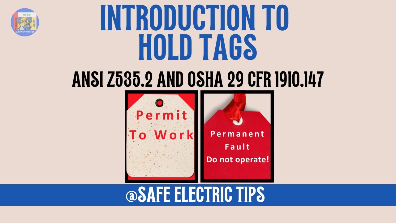 Hold Tags Safety Signs 5 of 5 You Need to Know! ANSI OSHA Compliance ...