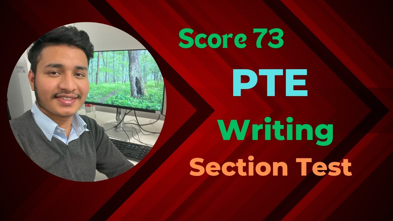 PTE Writing Section Test 39B - YouTube