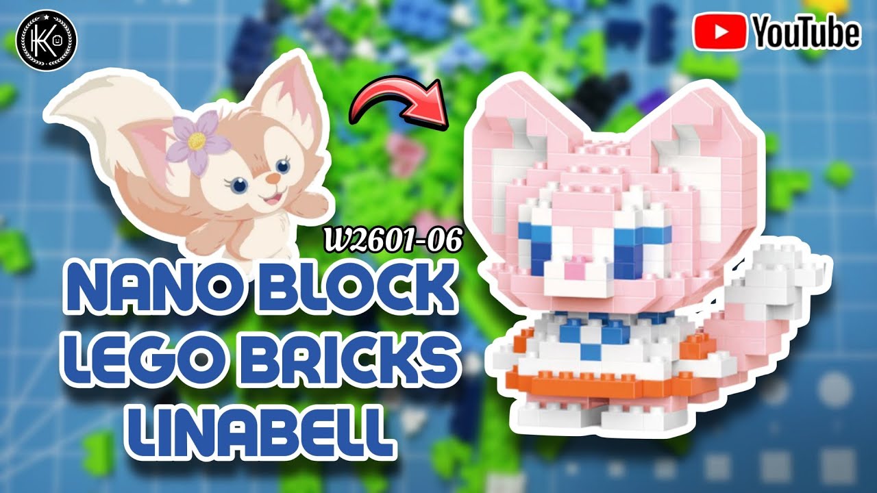 CARA MERAKIT LEGO BRICKS LINABELL W2601-06 | TUTORIAL NANO BLOCK | HOW ...
