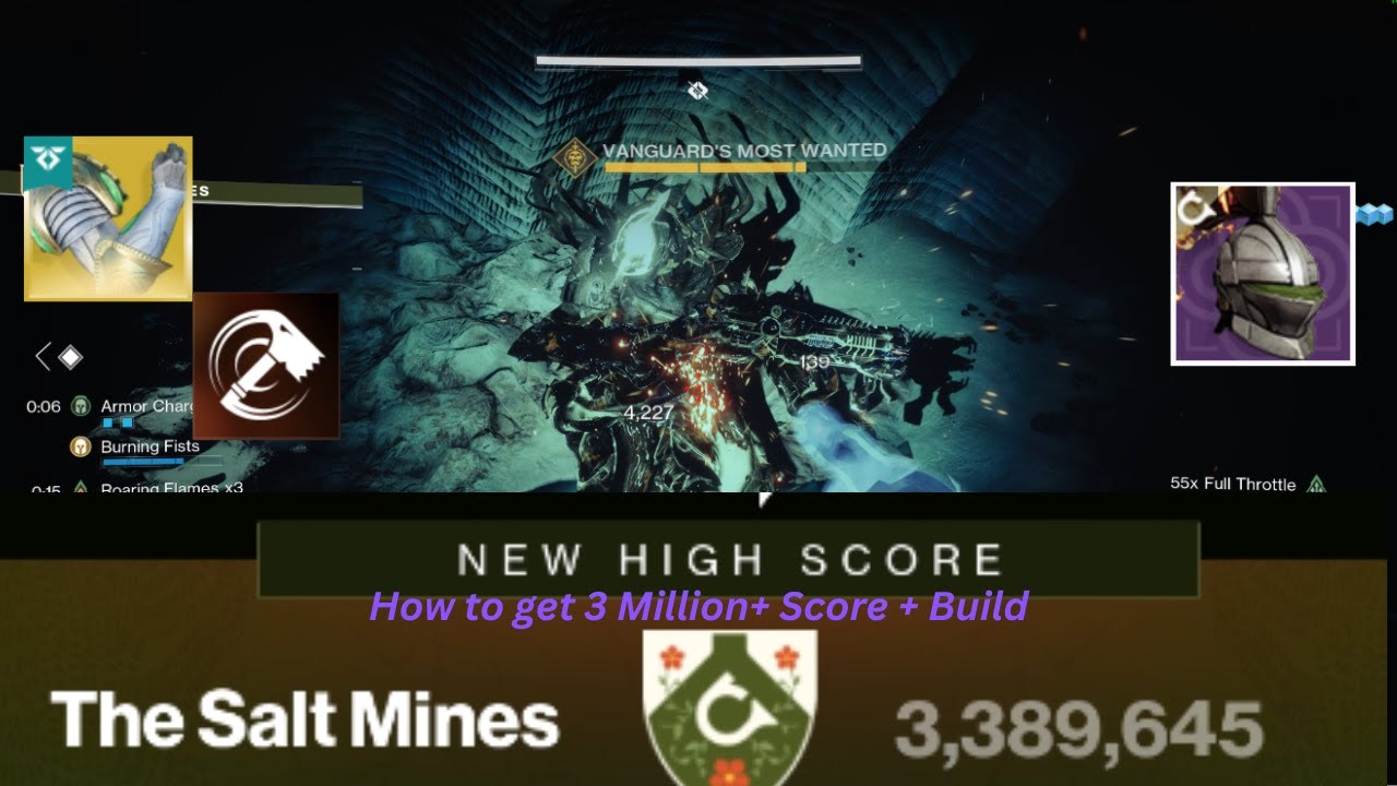 Destiny 2 - The Salt Mines 3,389,645 Top 1% score (Taken) +build ...