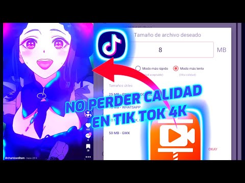 [TUTORIAL] COMO NO PERDER CALIDAD EN TUS VÍDEOS AL SUBIRLOS A TIK TOK 4K HD [CharlesEditAM ...