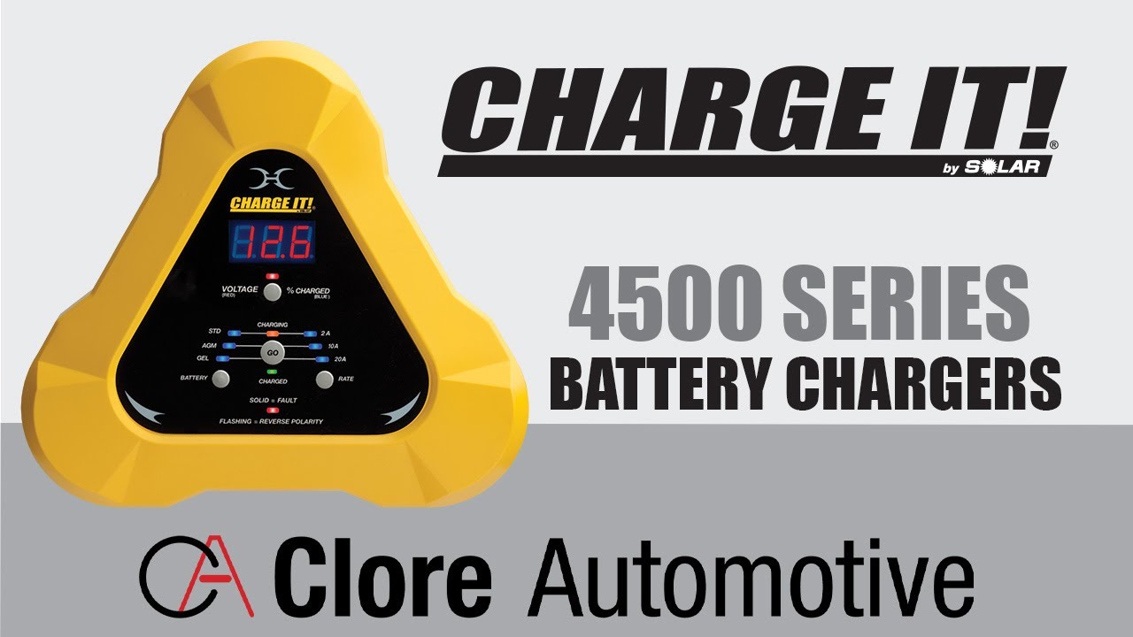 CHARGE IT! 4500 Series Battery Chargers - Available at CloreAutomotive ...