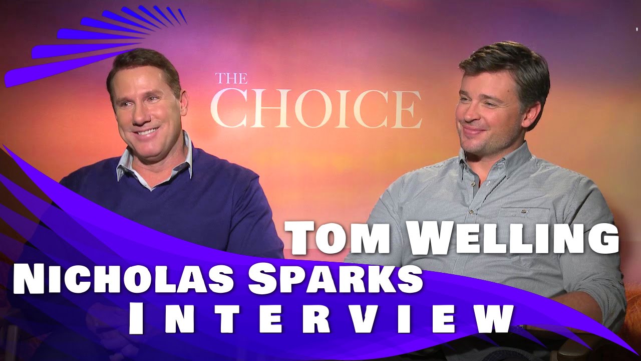The Choice: Nicholas Sparks and Tom Welling Interview - YouTube