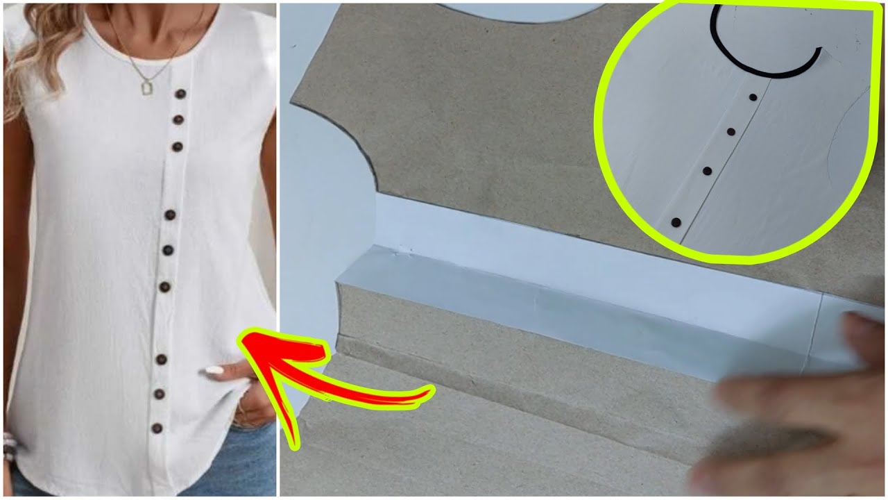 Stow methods for sewing collars for women - YouTube