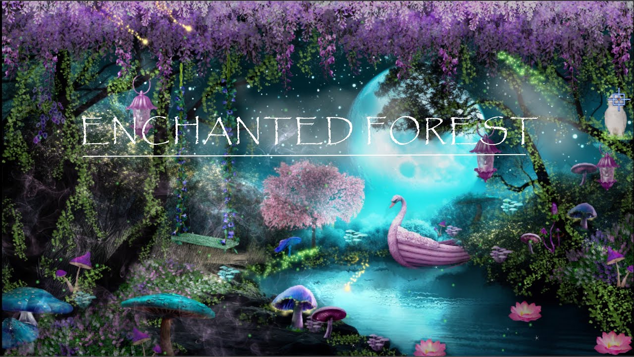 ENCHANTED FOREST-CELESTIAL CHOIR AMBIENCE-FLOWING CREEK WATER SOUND ...
