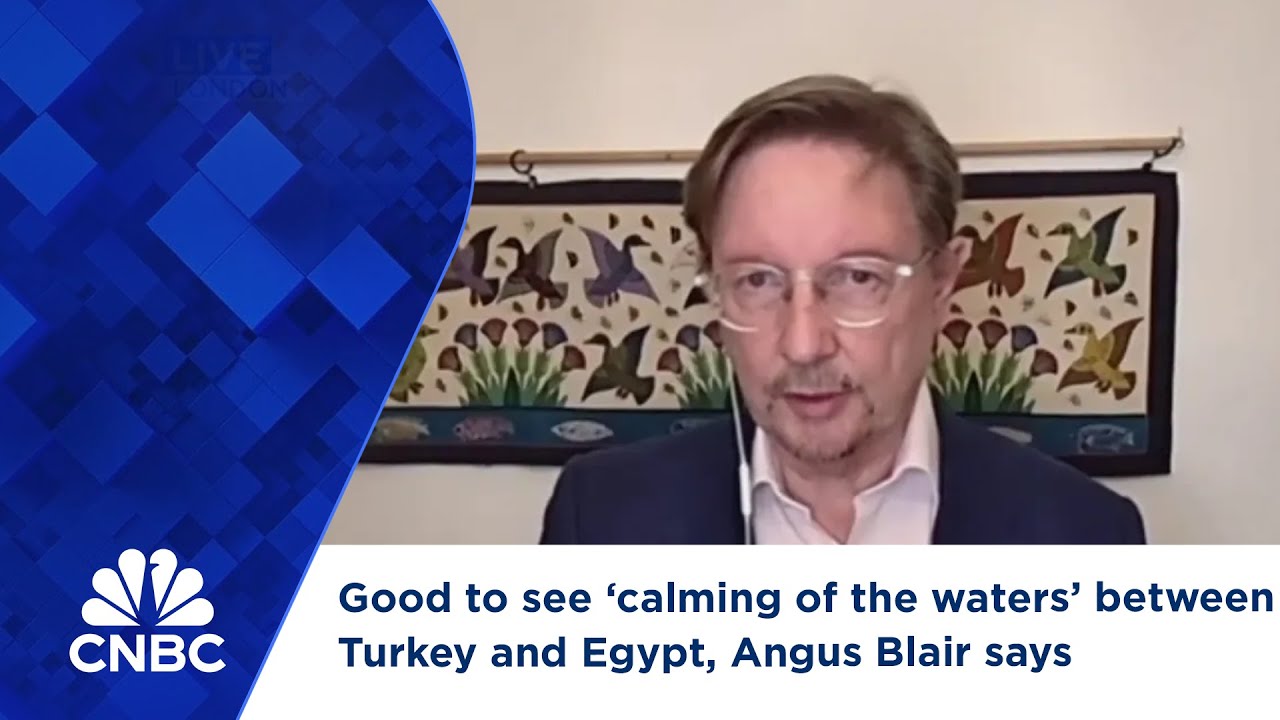 Good to see ‘calming of the waters’ between Turkey and Egypt, Angus ...