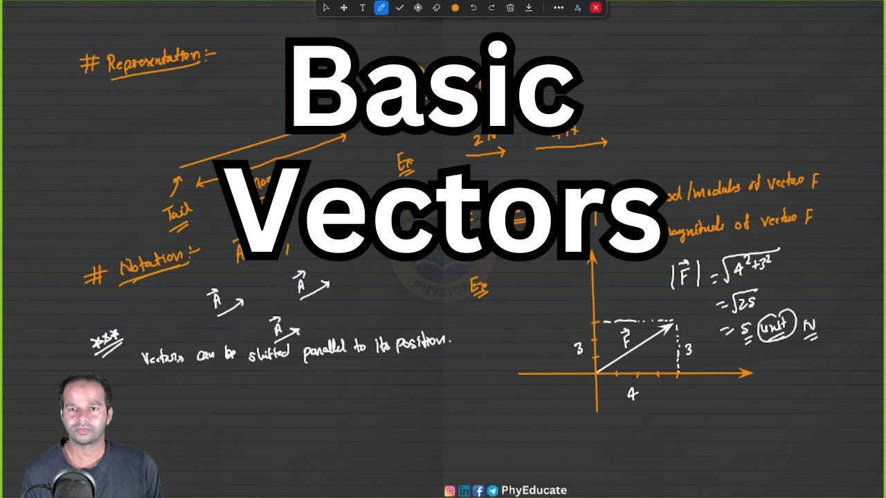 Basic Vectors #class11 #physics #vectors - YouTube