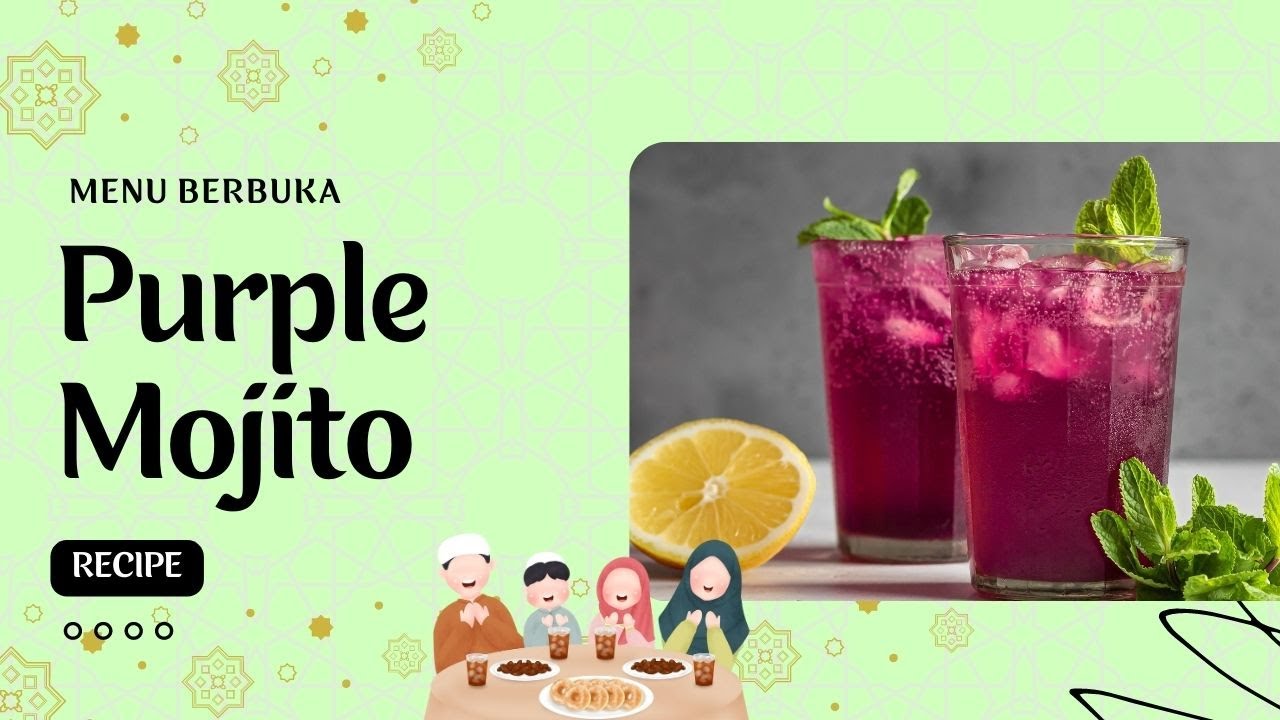 Purple Mojito | Menu Berbuka | X900.M2 Blender - YouTube