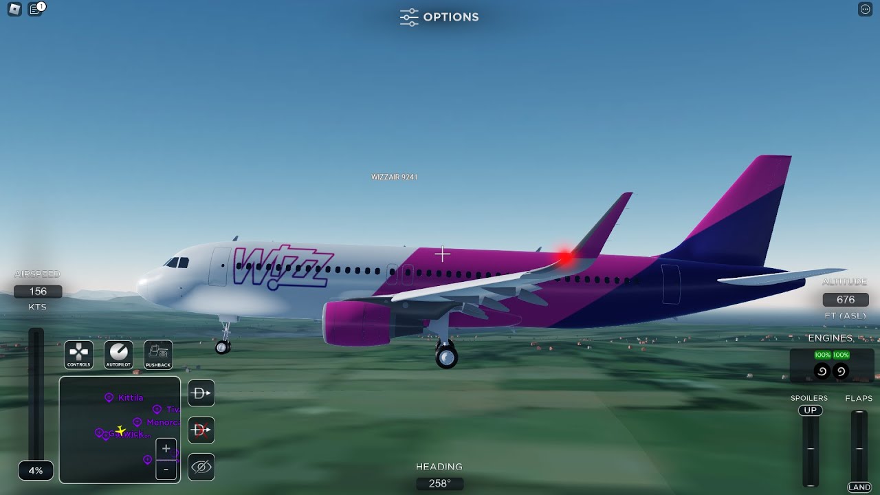 Wizzair a320 Buttery Smooth landing | Roblox Project Flight - YouTube