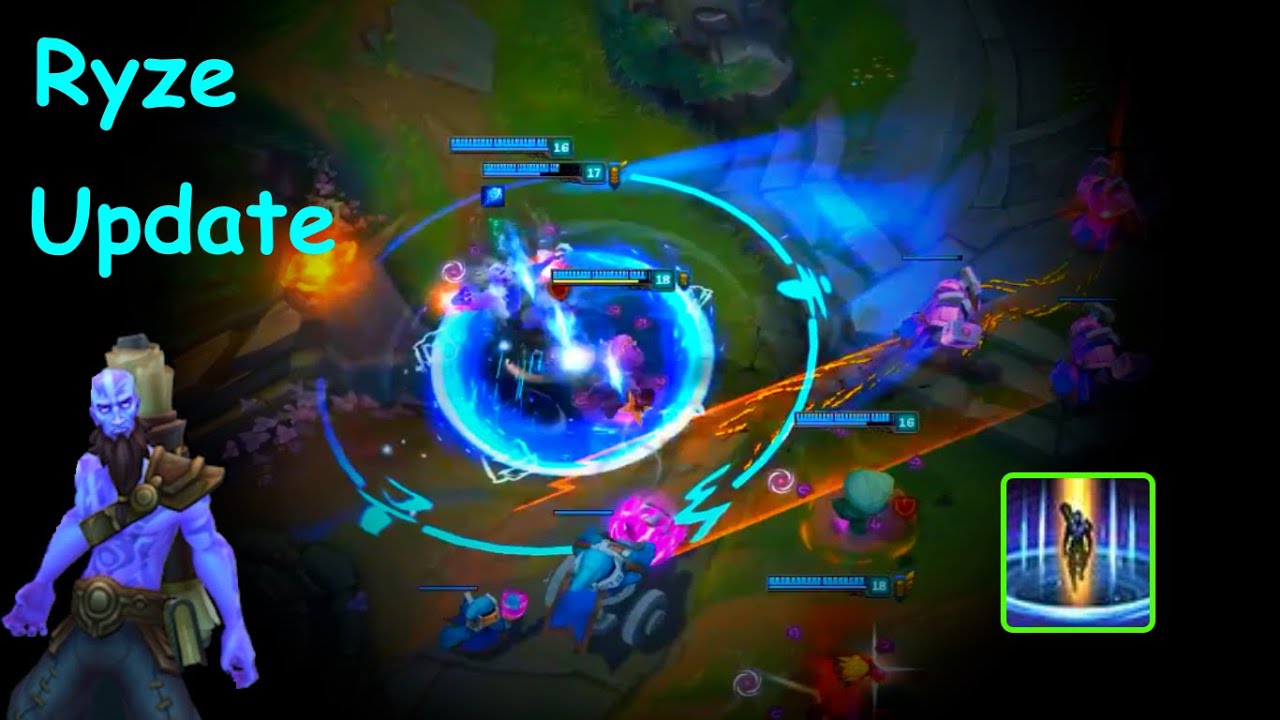 LoL Best Moments #24 New Ryze Update TEAMFIGHTING【League of Legends ...
