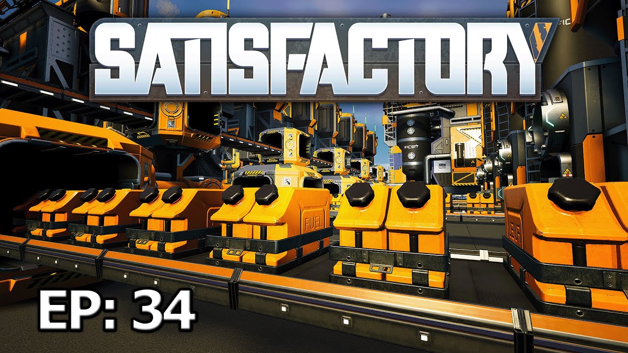 We Made The Factory WORK!...Partly | Satisfactory Episode: 34 - YouTube