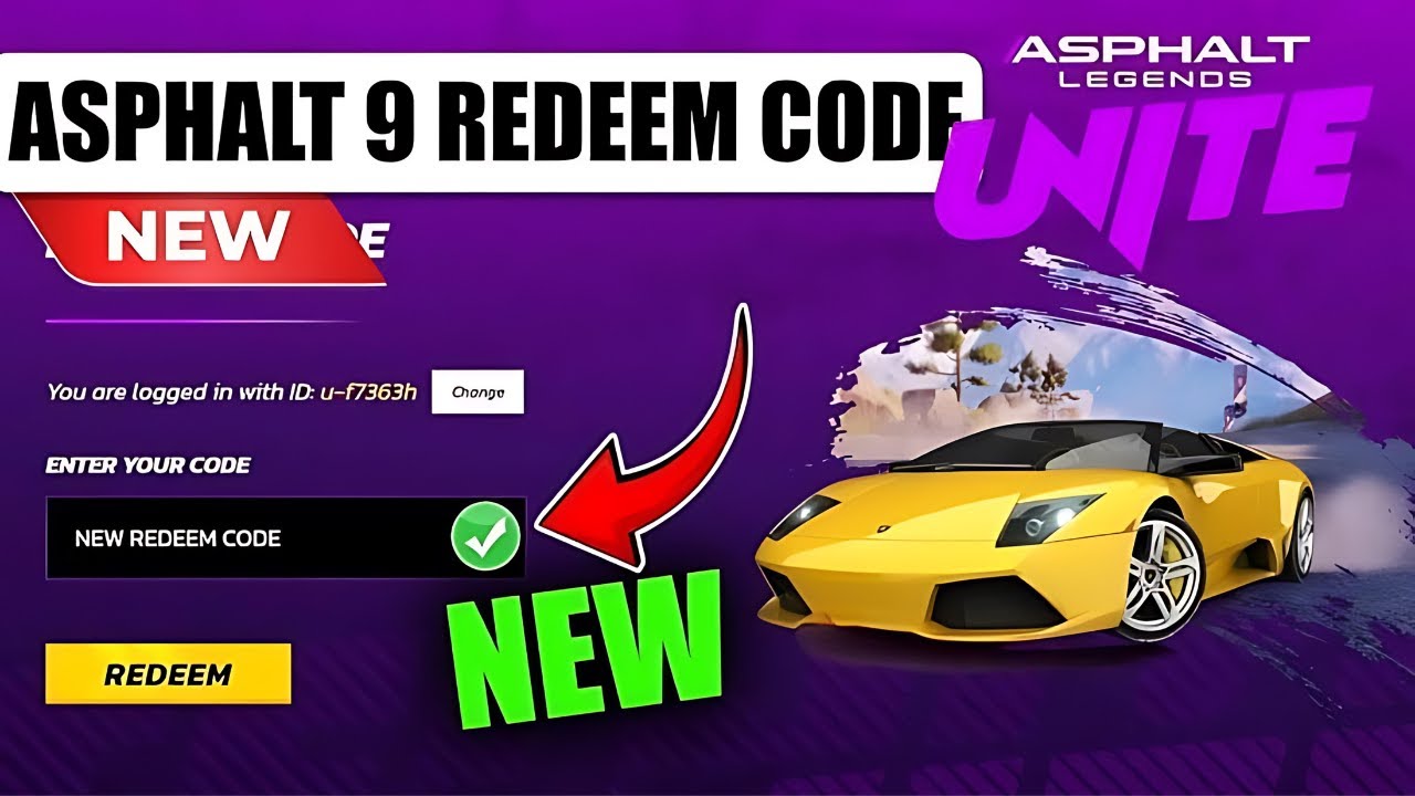 ASPHALT LEGENDS UNITE CODES 🆓🎁 LIMITED TIME REDEEM CODE ASPHALT 9 (NOVEMBER) - YouTube