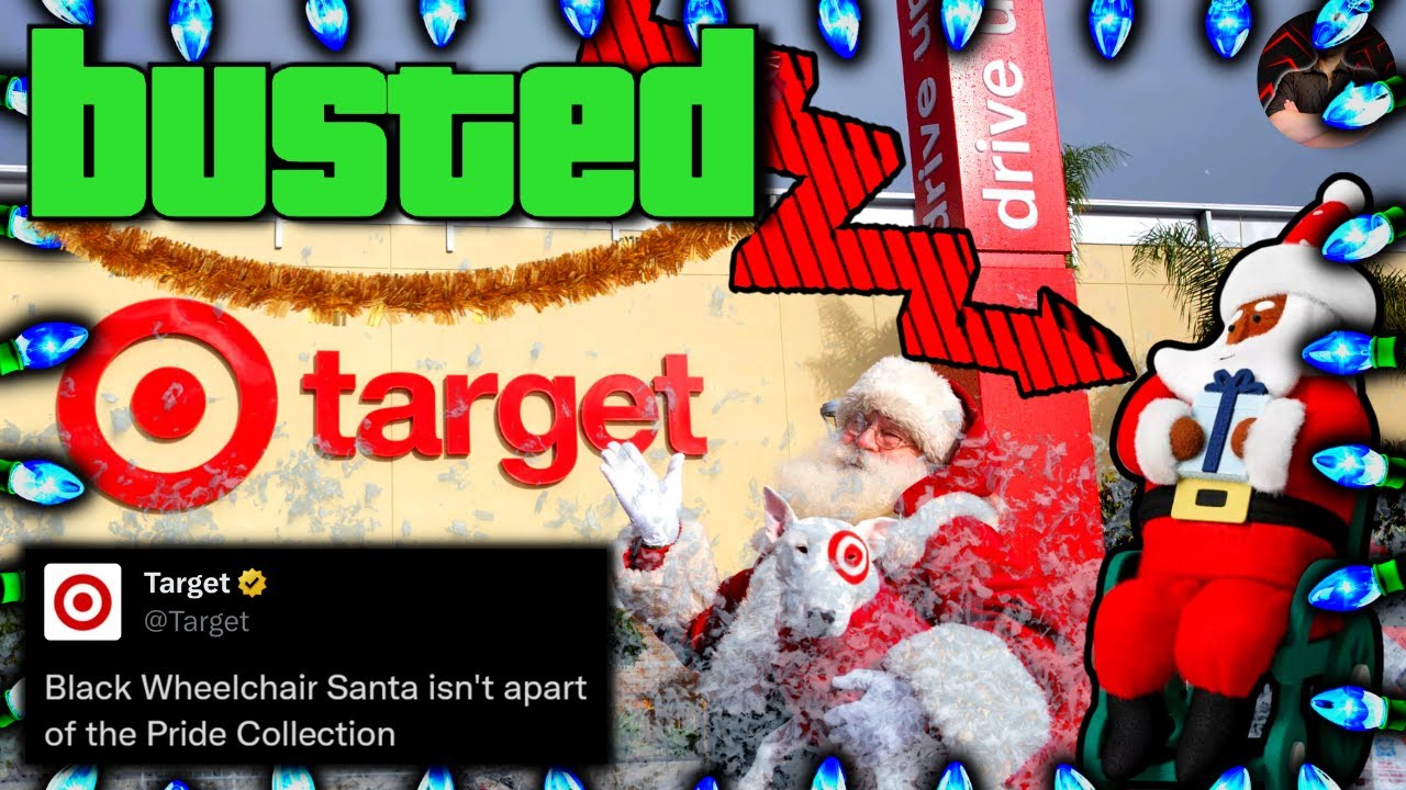 Target Back to Their WOKE Ways! Black Wheelchair Santa is the ...