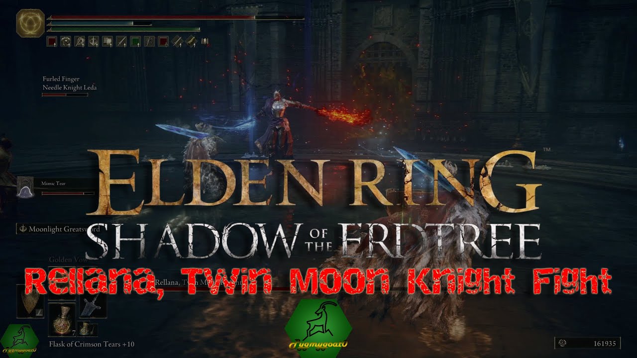 Elden Ring Shadow of the Erdtree, Rellana, Twin Moon Knight fight #eldenring #shadowoftheerdtree ...