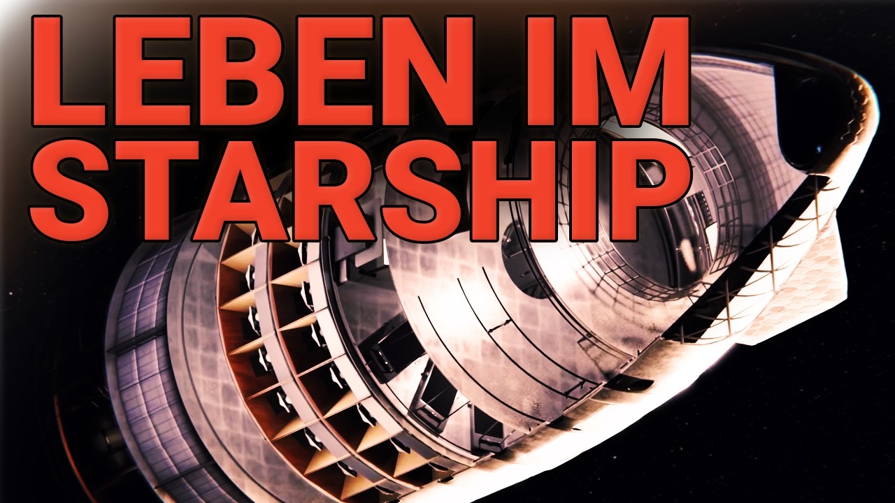 So werden Astronauten im Starship leben und arbeiten - YouTube
