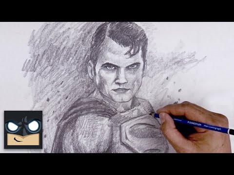 How To Draw Superman | Sketch Tutorial
