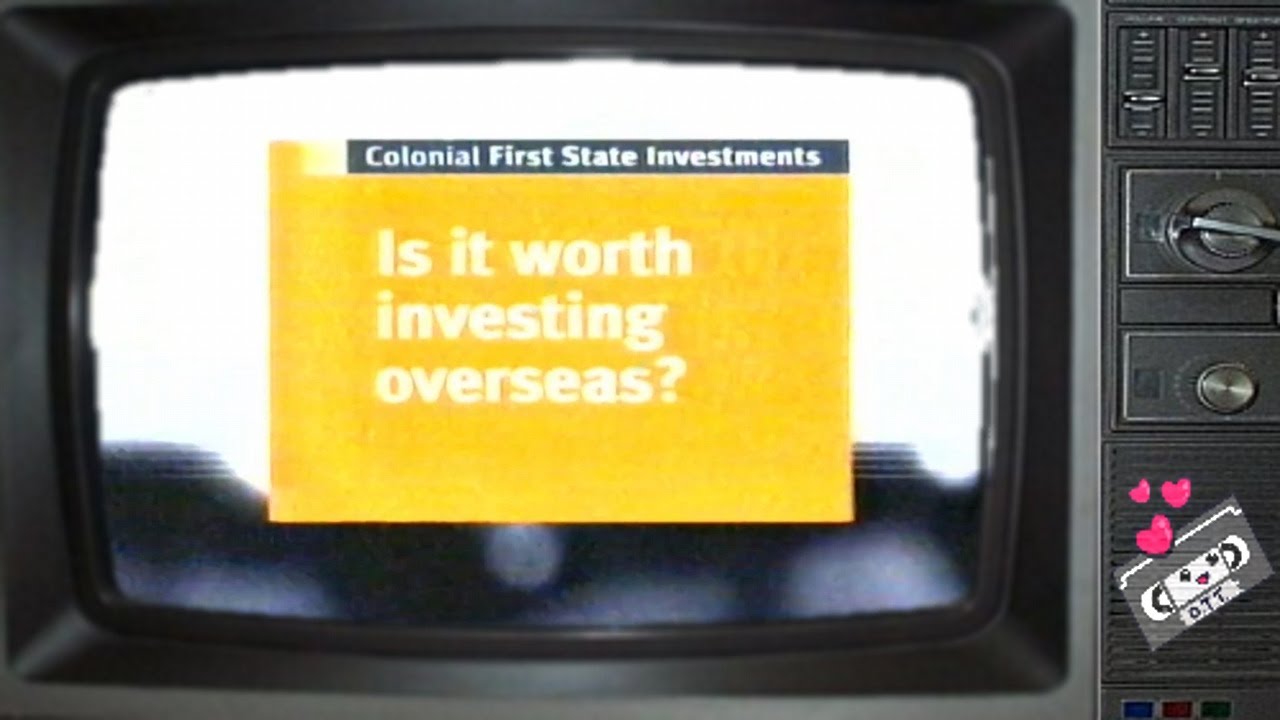 Colonial First State International Investments Commercial 2002 - YouTube