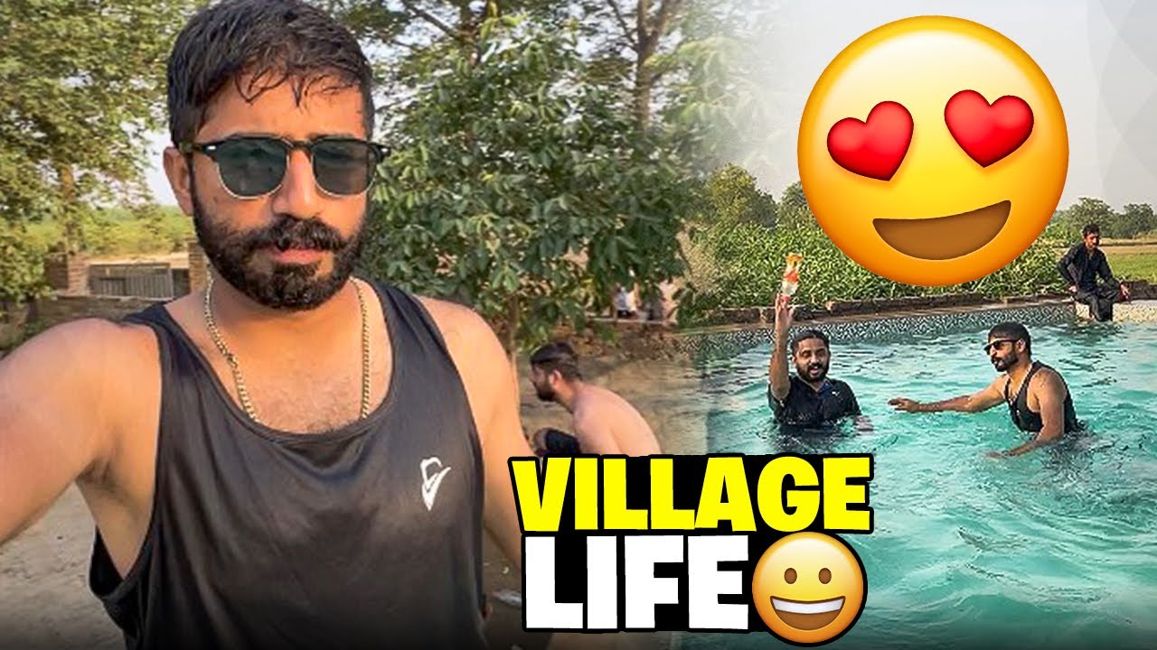 "Village Vlog: Enjoying a Chill Tubewell Bath in Nature" | Rural Life ...