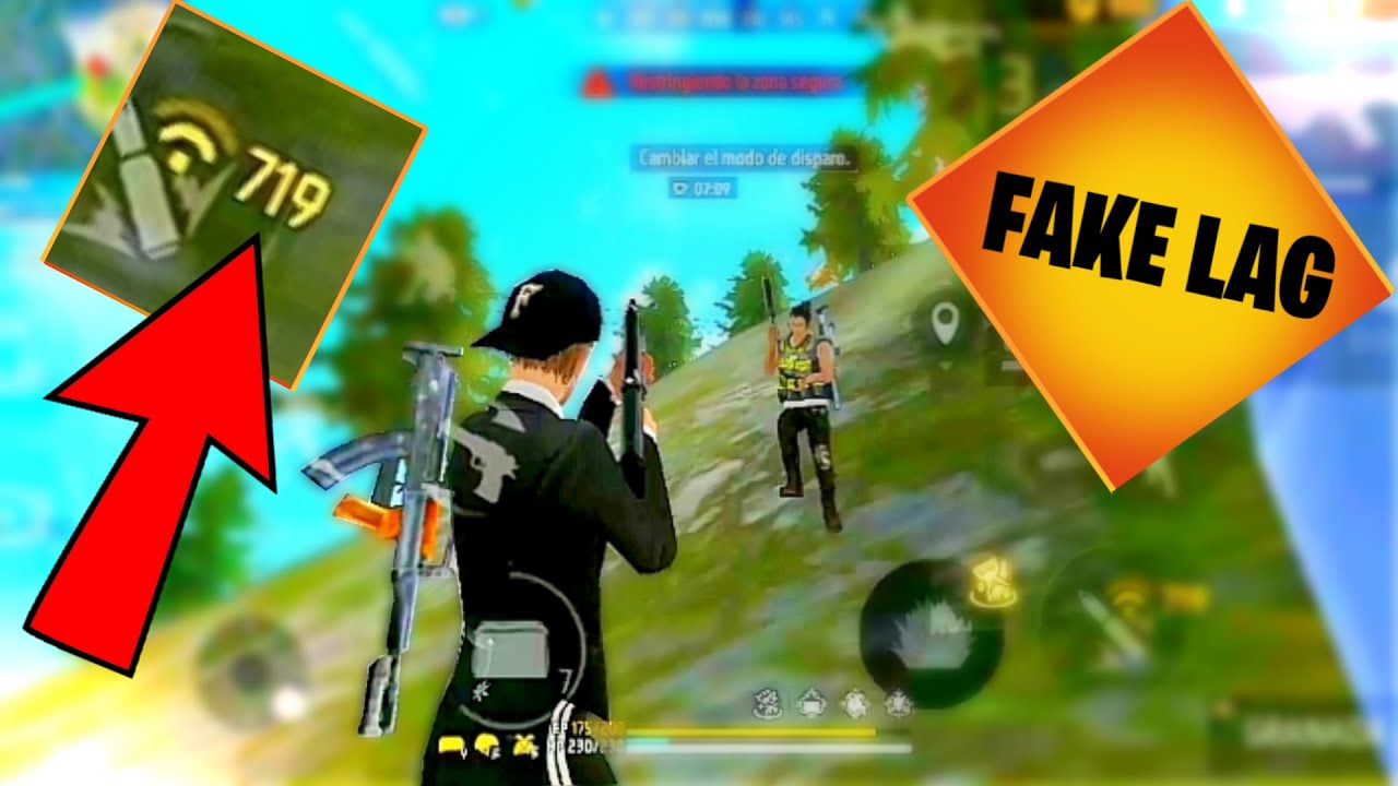 OTRA VEZ ME ENCONTRÉ A UN JUGADOR CON FAKE LAG EN FREE FIRE Y ESTO PASO ...